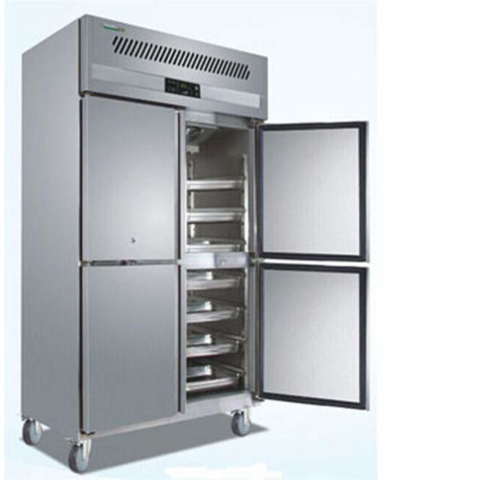 Commercial 4-door Upright Freezer Stainless Steel Reach-in Freezer ...
