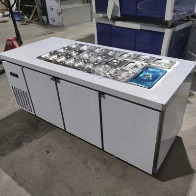 Under Counter Salad Chiller Commercial Table for Kitchen/Restaurant